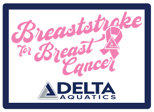 Delta Aquatics swims Breaststroke for Breast Cancer